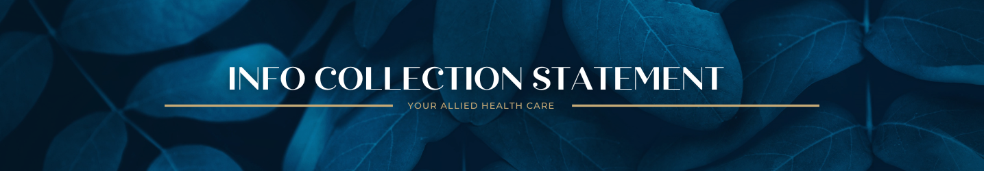 INFO COLLECTION STATEMENT - Physiocorp